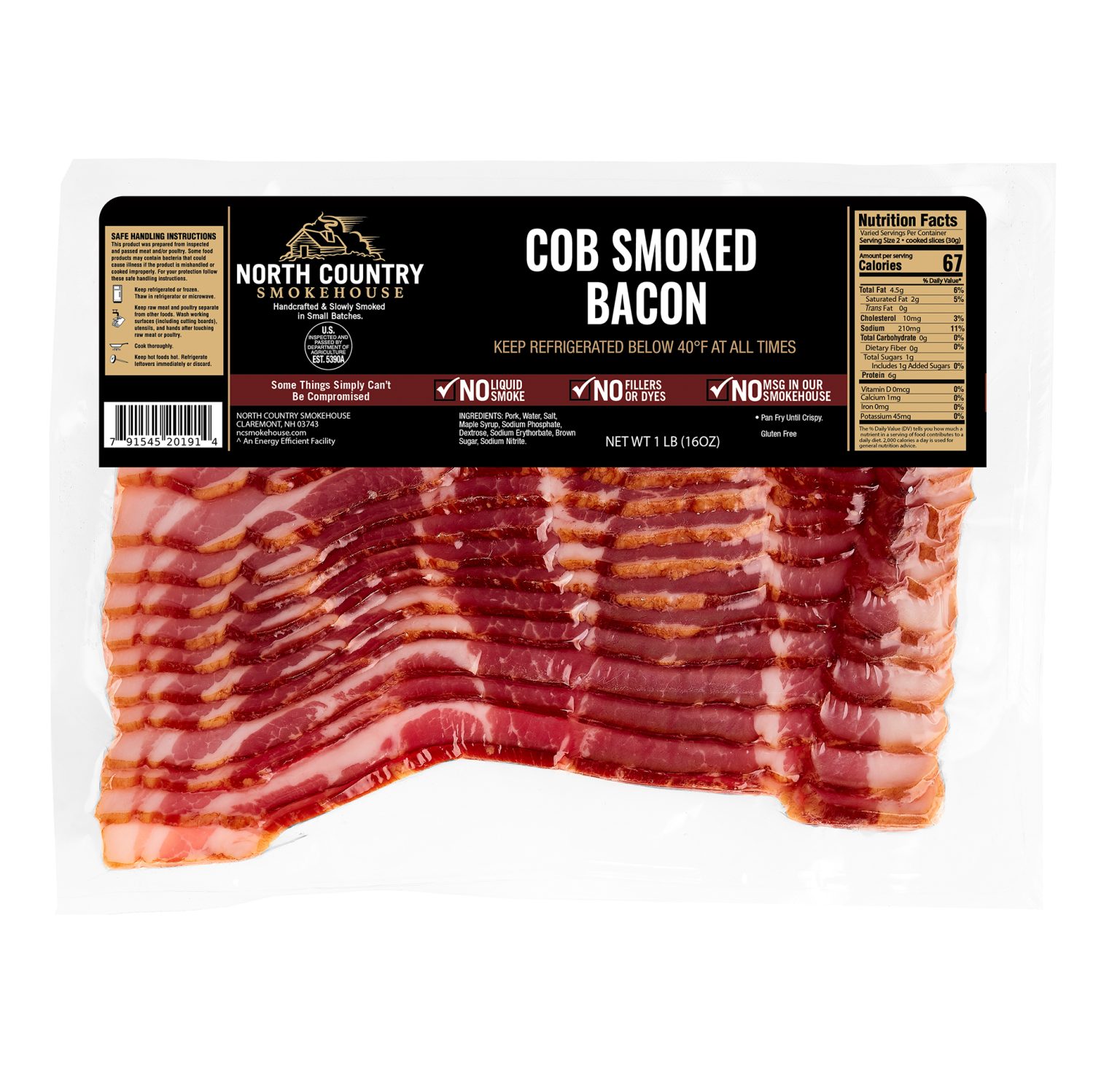 Original Cob Smoked Bacon | North Country Smokehouse